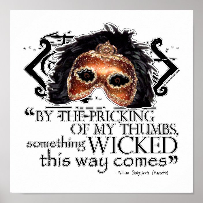 Macbeth Quote Poster | Zazzle.com