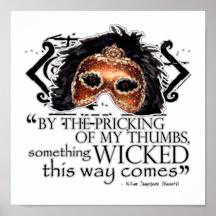 Macbeth Quote Poster | Zazzle