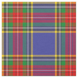 MacBeth Tartan Print Fabric | Zazzle