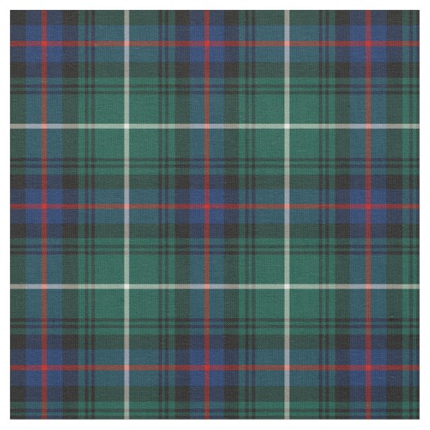 Clan Munro Tartan Fabric | Zazzle