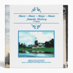 MACE MASE MAYS MAZE BOOK 3 RING BINDER | Zazzle