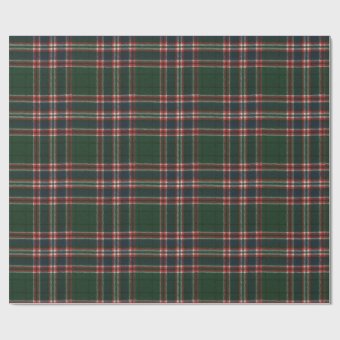 MacFarlane Hunting Modern Scottish Tartan Wrapping Paper | Zazzle
