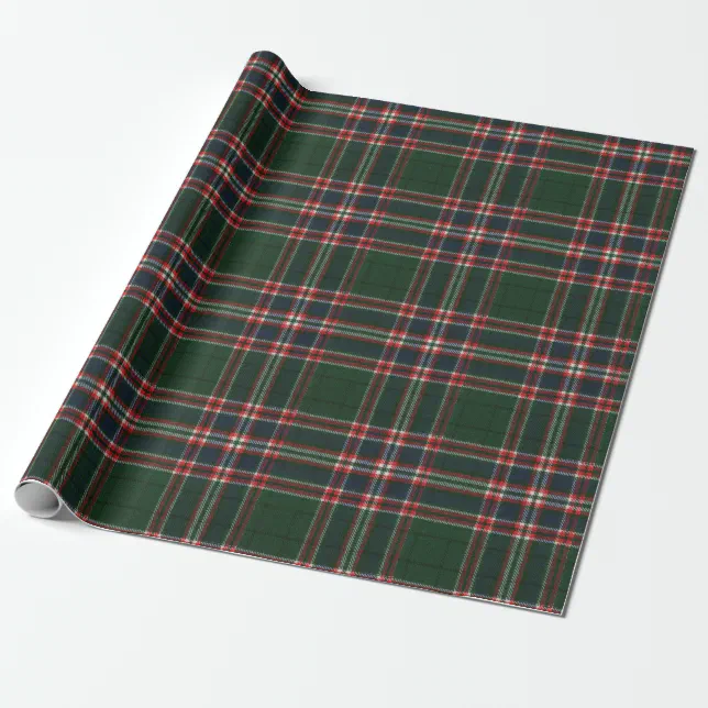 MacFarlane Hunting Modern Scottish Tartan Wrapping Paper | Zazzle