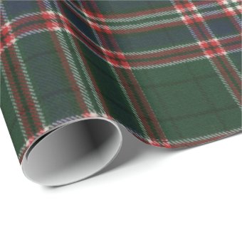 MacFarlane Hunting Modern Scottish Tartan Wrapping Paper | Zazzle
