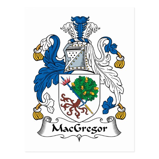 MacGregor Family Crest Postcard | Zazzle.com