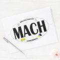 MACH Agility sticker | Zazzle