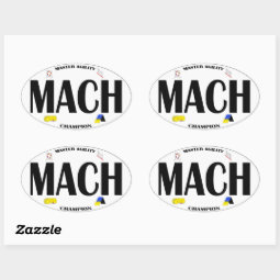 MACH Agility sticker | Zazzle