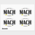 MACH Agility sticker | Zazzle