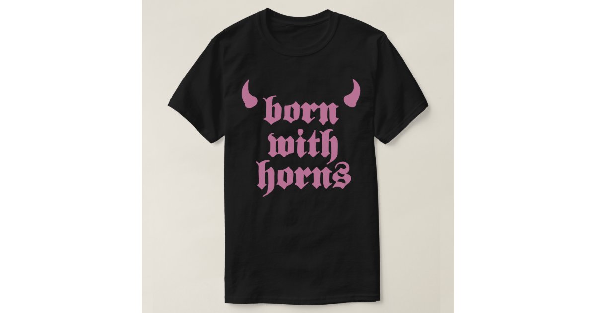 Machine Gun Kelly - MGK - Born with horns Essentia T-Shirt | Zazzle