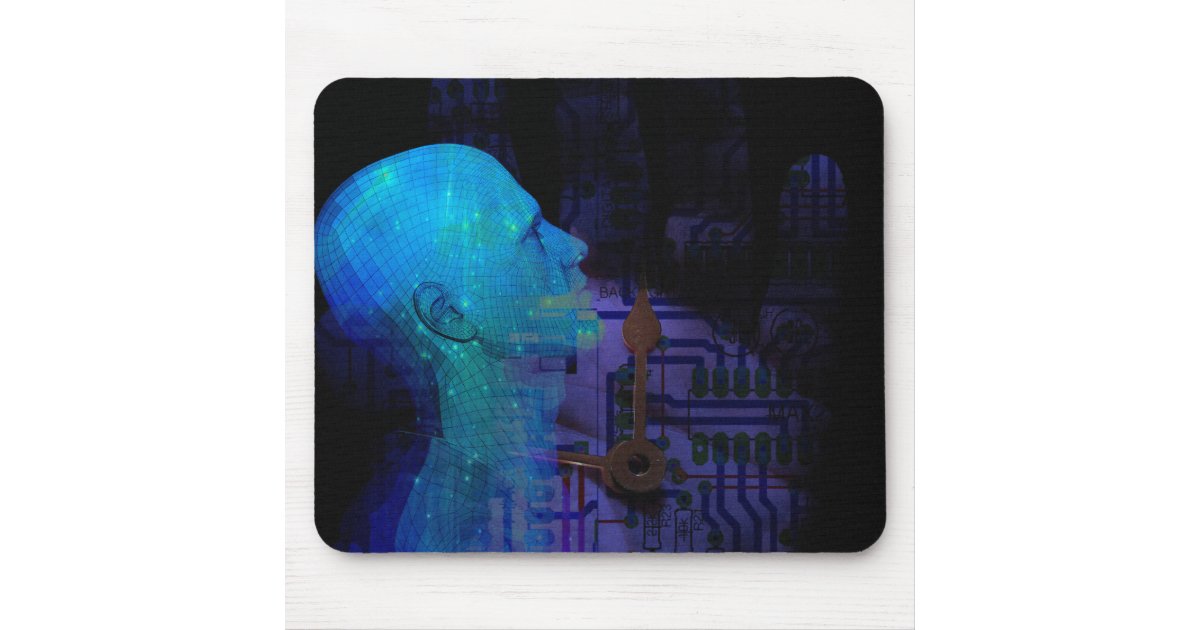 Machine Mind Concept Mouse Pad | Zazzle