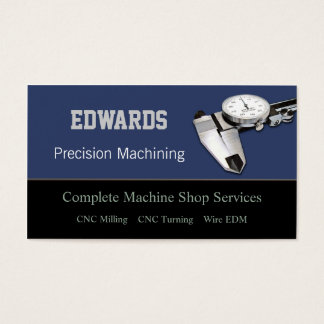 Machinist Business Cards & Templates | Zazzle