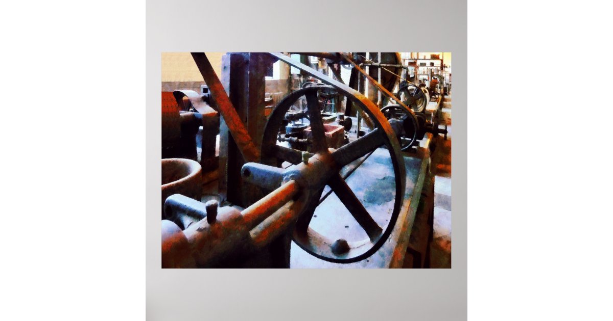 Machine Shop Poster | Zazzle