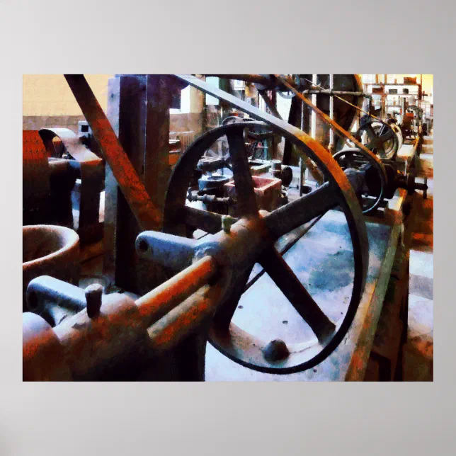 Machine Shop Poster | Zazzle