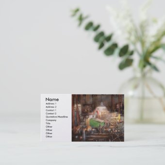 Machinist - It all starts with a Journeyman Business Card | Zazzle