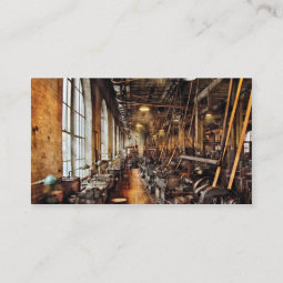 Machinist - Machine Shop Circa 1900's Business Card | Zazzle