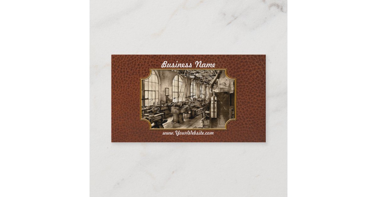 Machinist - Safety First Business Card | Zazzle