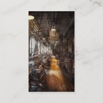 Machinist - Welcome to the workshop Business Card | Zazzle