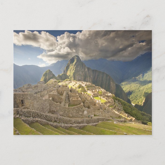 Machu Picchu, ancient ruins, UNESCO world 2 Postcard | Zazzle.com