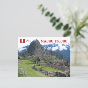 Machu Picchu, Peru Postcard | Zazzle