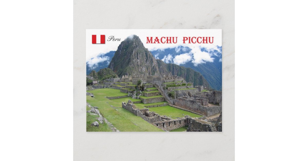 Machu Picchu, Peru Postcard | Zazzle