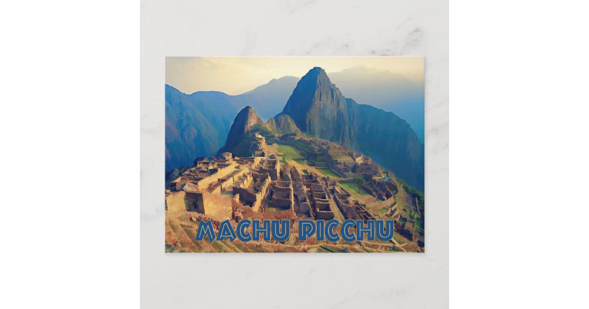 Machu Picchu Peru Postcard | Zazzle