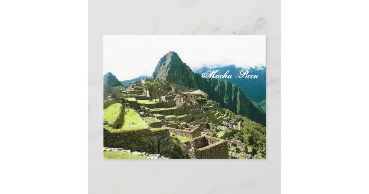 Machu Picchu Peru postcard | Zazzle