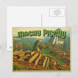 Machu Picchu Peru Postcard | Zazzle