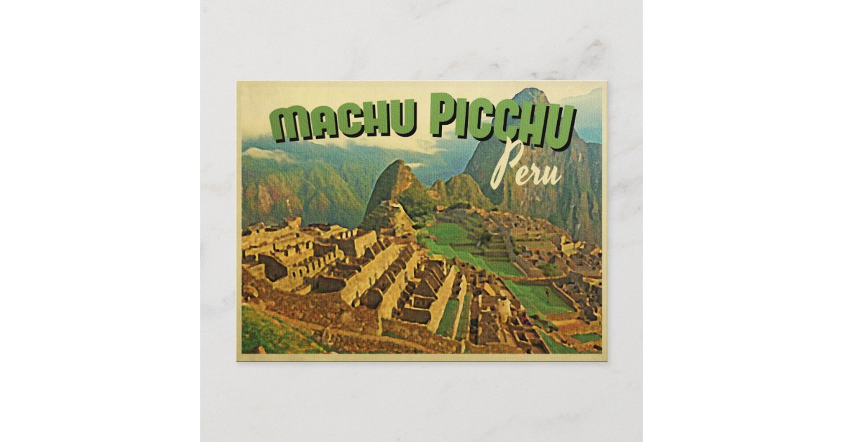 Machu Picchu Peru Postcard | Zazzle