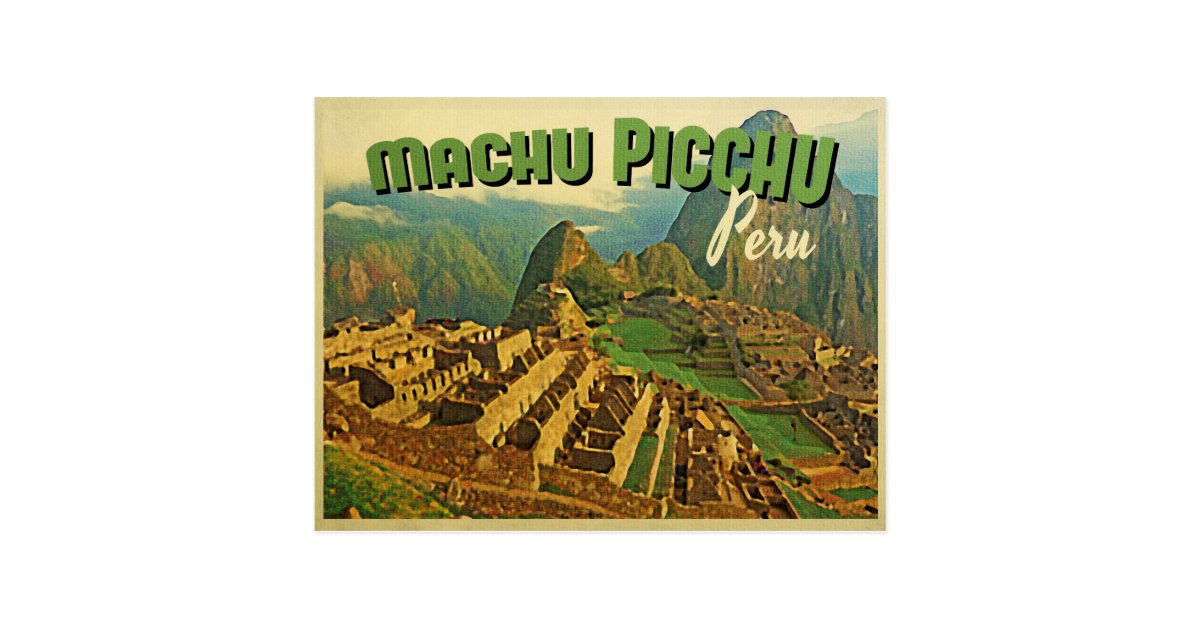 Machu Picchu Peru Postcard | Zazzle.com