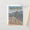 Machu Picchu Peru Travel Art Vintage Postcard | Zazzle
