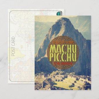 Machu Picchu Peru Travel Postcard | Zazzle