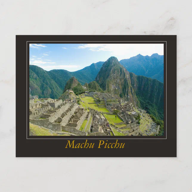 Machu Picchu Postcard | Zazzle