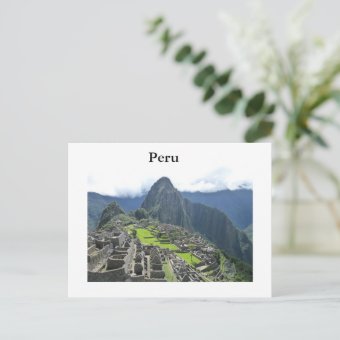Machu Picchu postcard | Zazzle