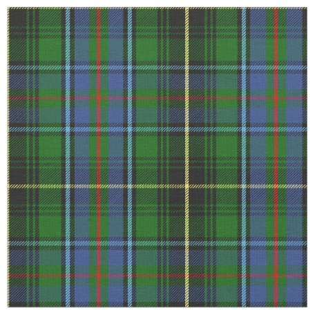 MacEwan Tartan Print Fabric | Zazzle