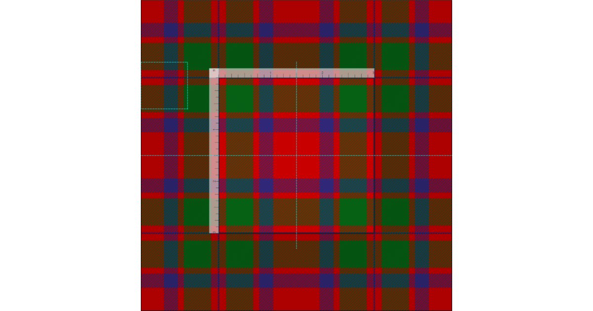 MacIntosh Tartan Print Fabric | Zazzle