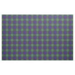 Clan MacIntyre Tartan Fabric | Zazzle