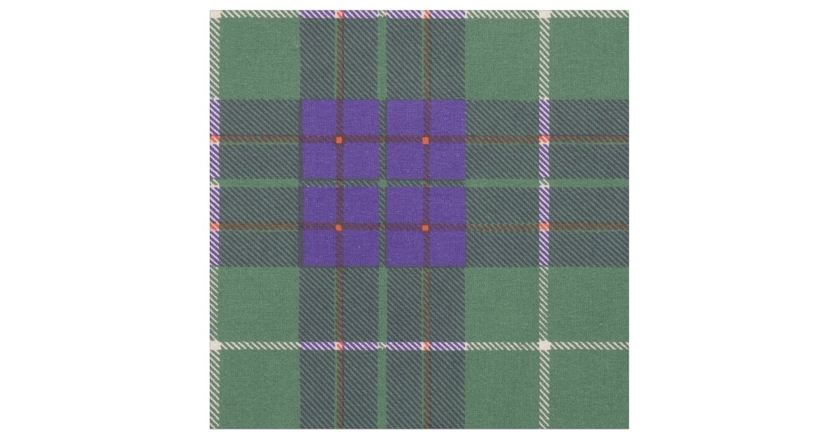 Macintyre clan Plaid Scottish tartan Fabric | Zazzle