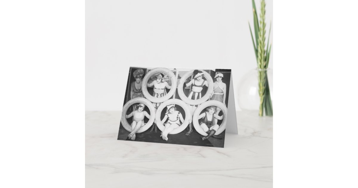 Mack Sennett Glamour Girls Vintage Photo Card | Zazzle
