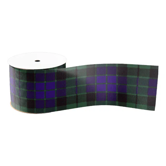 Mackay clan Plaid Scottish tartan Grosgrain Ribbon | Zazzle
