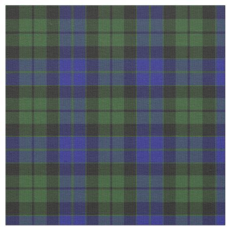 Clan MacKay Tartan Fabric | Zazzle