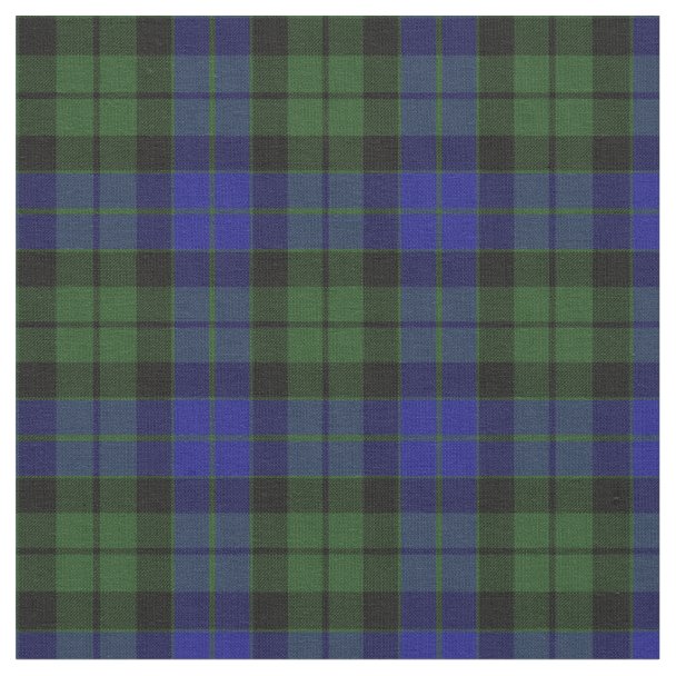 Clan MacKay Tartan Fabric | Zazzle
