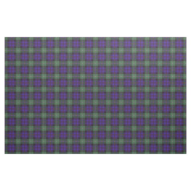 Clan Mackenzie Modern Tartan Fabric | Zazzle