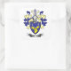 MacKenzie Family Crest Coat of Arms Square Sticker | Zazzle