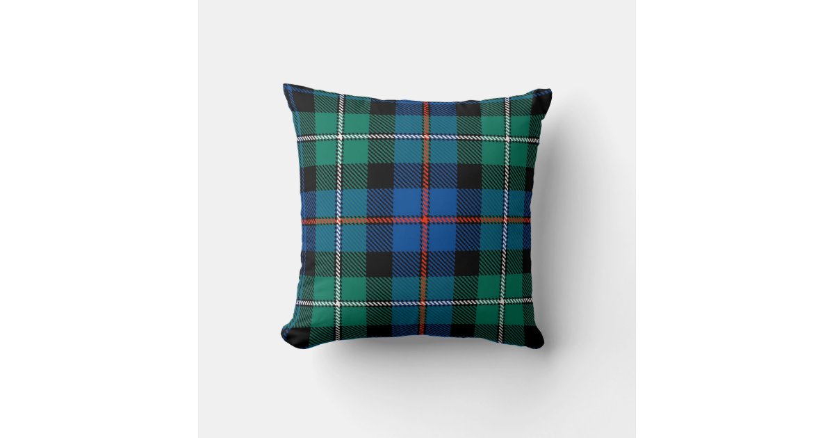 Mackenzie Tartan Pillow | Zazzle