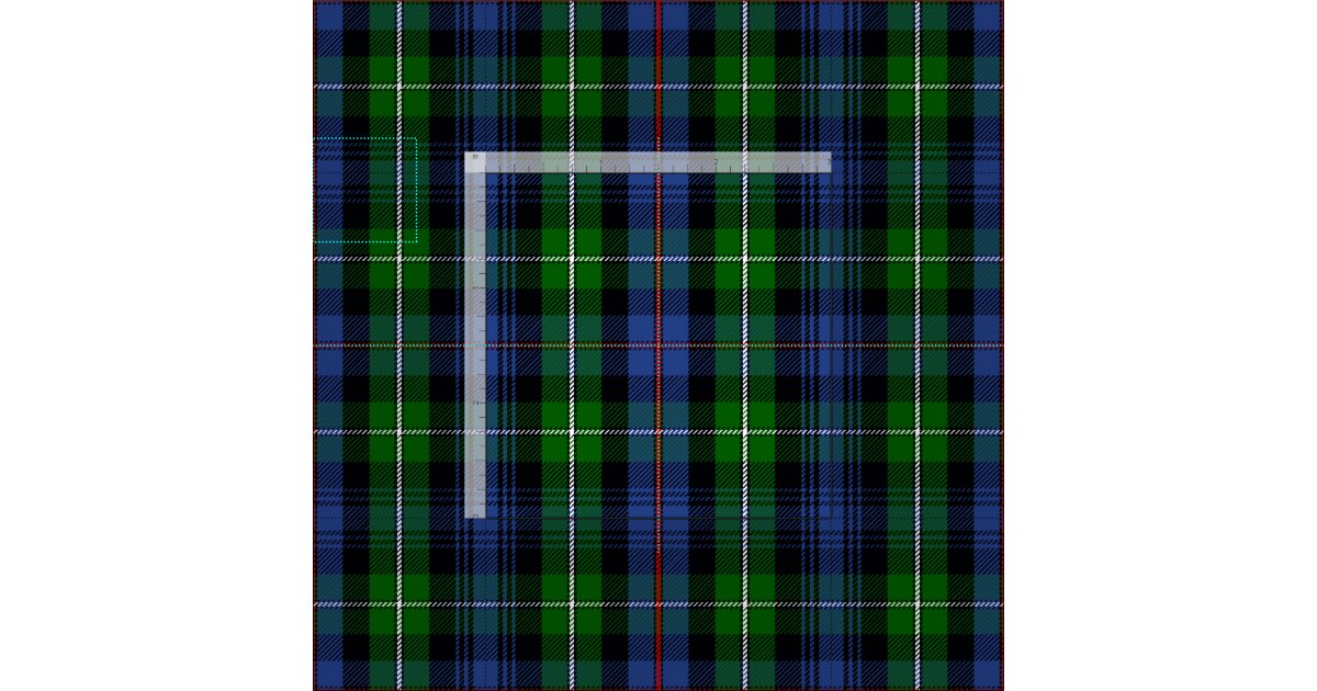 MacKenzie Tartan Print Fabric | Zazzle