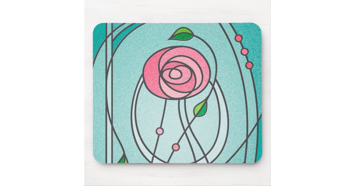 Mackintosh Rose Mouse Pad | Zazzle