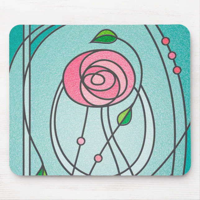 Mackintosh Rose Mouse Pad | Zazzle