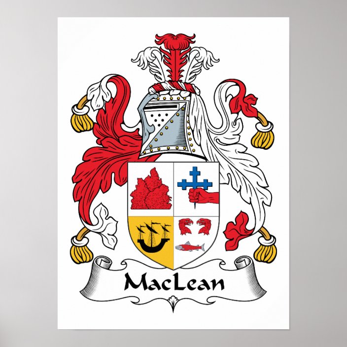 MacLean Family Crest Poster | Zazzle.com