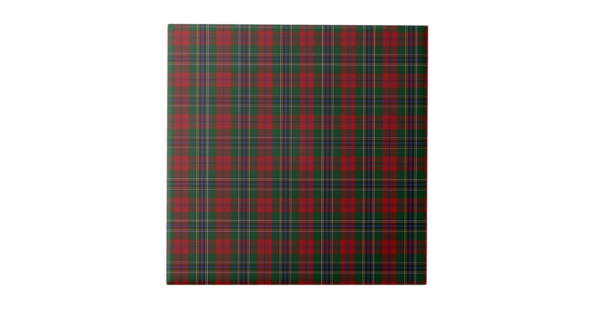 MacLean / McLean Clan Family Tartan Tile | Zazzle