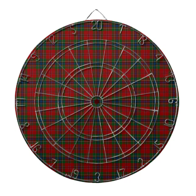 Maclean Tartan Scottish Modern MacLean of Duart Dart Board | Zazzle